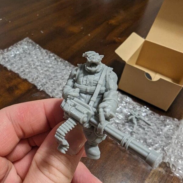 Modular Battle Mech Exarch Type 44 Sci Fi Miniature by Papsikels 9 ...