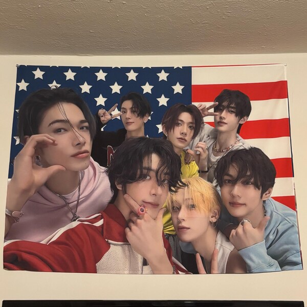 Twice Sana Stunning Visuals American Flag, Sana American Tapestry, Sana ...