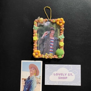 Decoden Decorated Toploader Keychain Kpop Deco Polco PC Photoframe ...