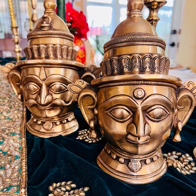 Bronze Tripura Sundari Kameshwari Empress of Desire goddess Lalita Devi ...