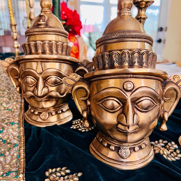 Bronze Tripura Sundari Kameshwari - Empress of Desire (goddess Lalita ...