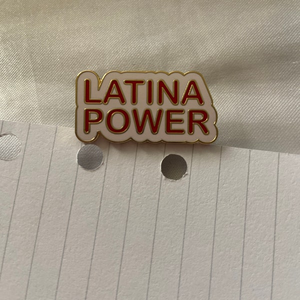 Latina Enamel Pin - Latina Power - Feminist Pin - Latinx - Latina Pins ...