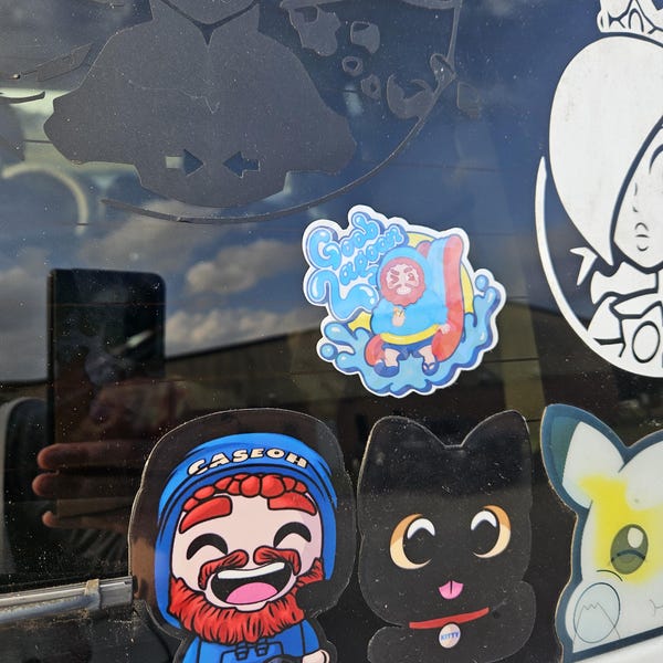 Goob Lagoon Logo Sticker - Etsy