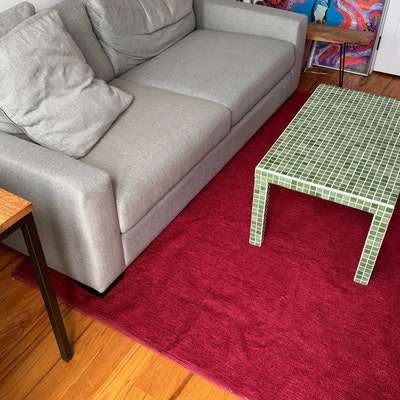 Extra Large Pine Green Rug 6.5x10 Feet, Green Area Rug, Living Room Rug ...