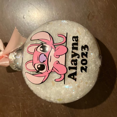 Personalized Lilo and Stitch Angel Ornament, Lilo and Stitch Custom ...