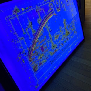 Original Vintage Blacklight Poster Skateboard Wizard - Etsy