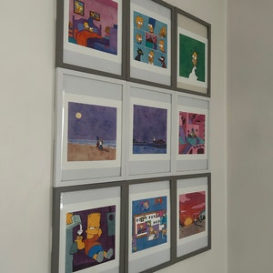 The Simpsons Homer Bush Watercolour Print, Scenic Simpsons, Homer ...