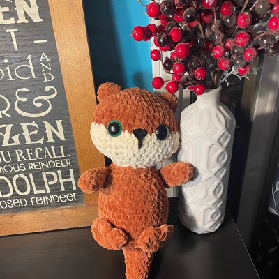 Amigurumi Otter Pattern, Plush Pattern, PDF Pattern, Stuffed Otter Toy ...