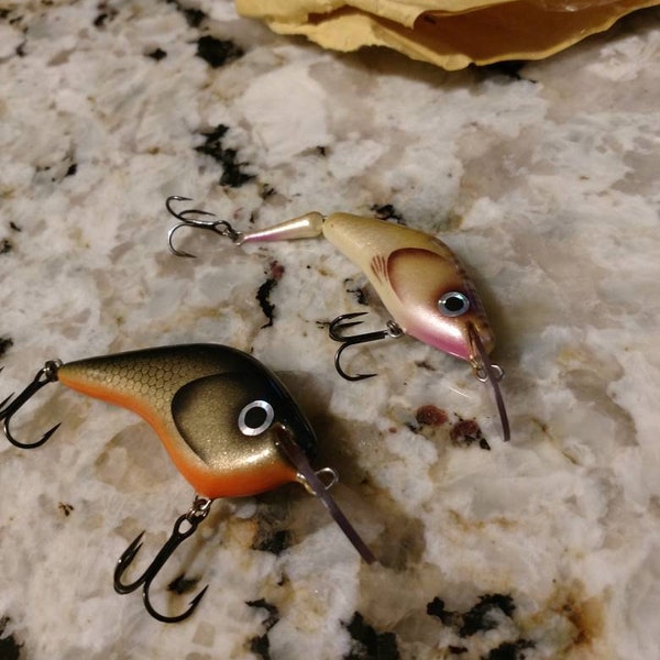 Smal Jointed Wooden Fishing Lure - Etsy