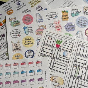 EREADER Icon Stickers Book Lover Icon Stickers Book - Etsy