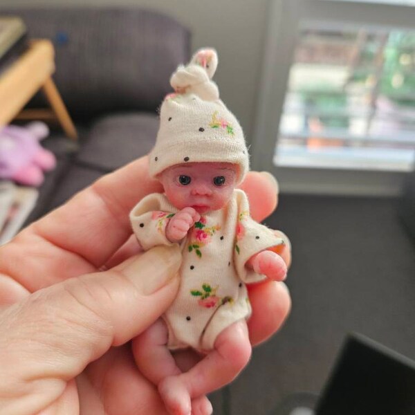 Mini Silicone Baby Doll Girl 6 Inch Catrina, Mini Silicone Babies ...