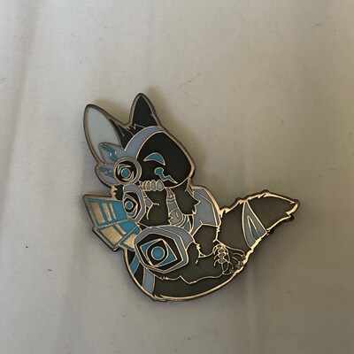 Glow in the Dark Protogen Pins - Etsy