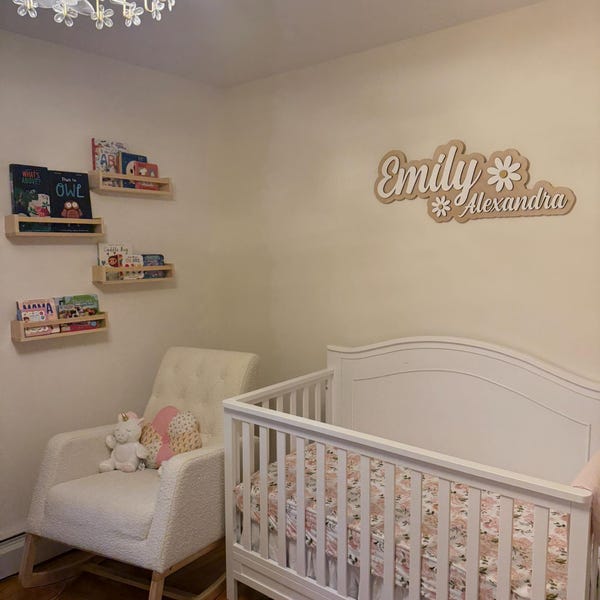 Custom Name Sign | Round | Baby Name | Boy Nursery Sign | Baby Gift ...