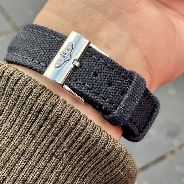 Handmade Rally Watch Band, Bespoke Patina Watch Strap, 20mm 22mm 24mm ...