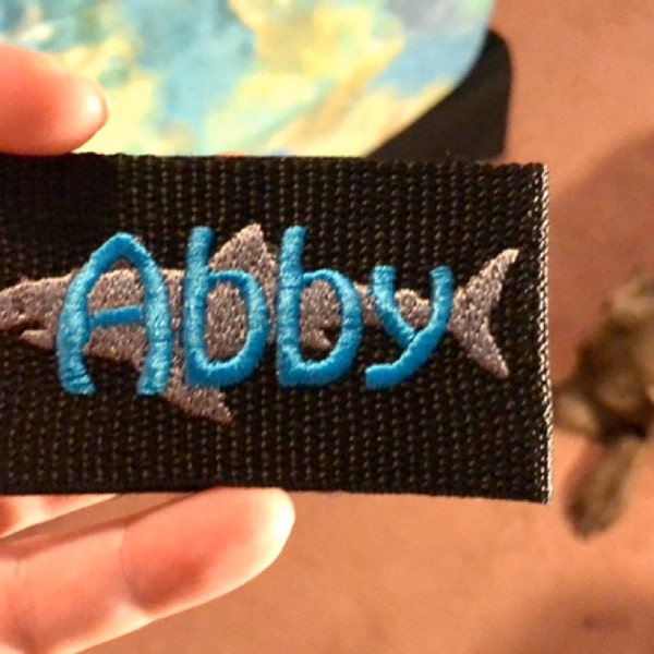Personalized Embroidered Scuba BCD Name Tag Badge - Etsy