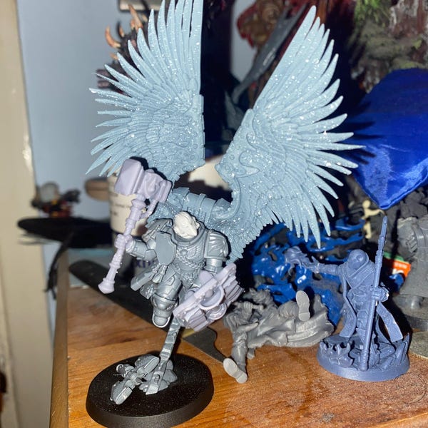 Templar Commander | Grimdark Sci-fi | Tabletop Gaming Miniature | 28 Mm ...