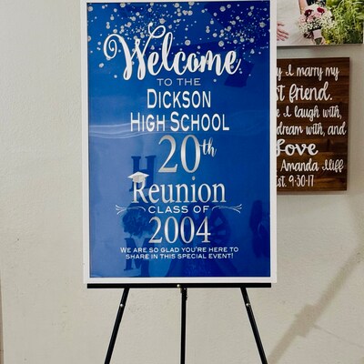 Class Reunion Welcome Backdrop Banner Print-ready File Class of ...