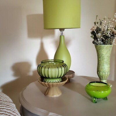 Vintage Avon Floral Dish Hand Poured Scented Soy Candles, Vintage ...