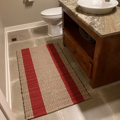 Rag Rug Traditional Craft Contemporary Design Always Recycled - Etsy