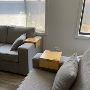 Side Table for Couch Arm Table for Sofa Arm Chair Arm Rest - Etsy Australia