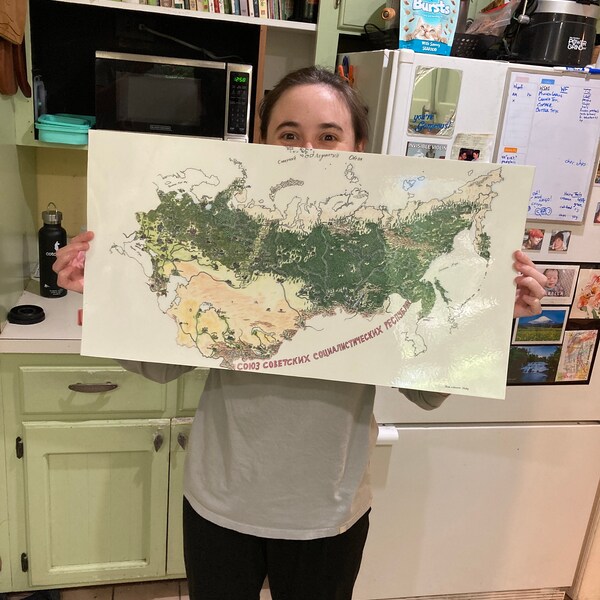 China - Fantasy-style Map - Etsy