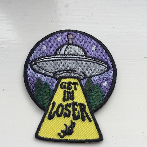 Get in Loser Iron on Patch - Etsy