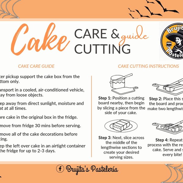 Round Cake Cutting Guide Digital Download Baker Instructions Tiered ...