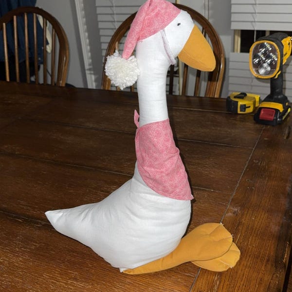 Goose Sewing Pattern, Goose Soft Toy Pattern, Stuffed Animal, Plush ...