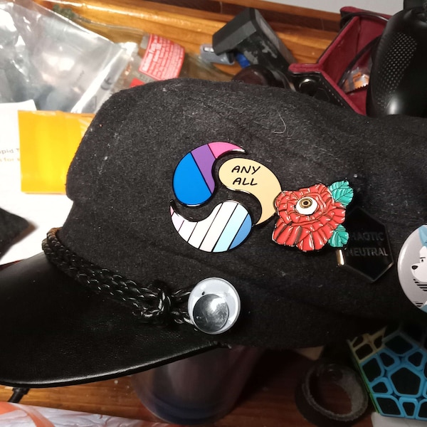 Customizable Pride 3-pin Set UPDATED LGBT Gay Bi Lesbian Trans Ace ...