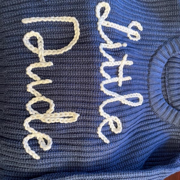 Kids Hand Embroidered Denim Jacket Personalized Name Kids Jean Jacket ...