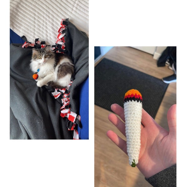 Blunt Catnip Cat Toy PATTERN - Etsy