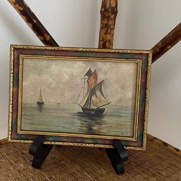 Vintage Handmade Copper Wicked Oil Lamp, Wall Hanging or Standing ...