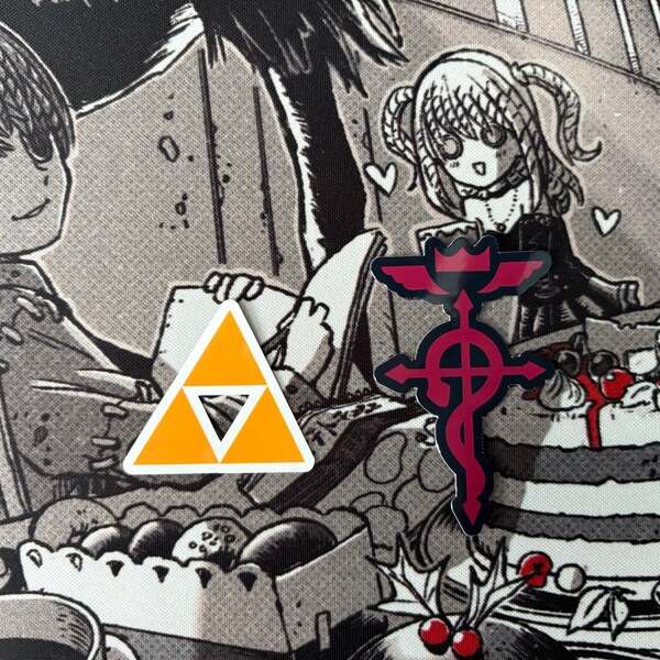 FMA Stickers - Vinyl Die-cut Stickers - Fullmetal Alchemist / Fullmetal ...