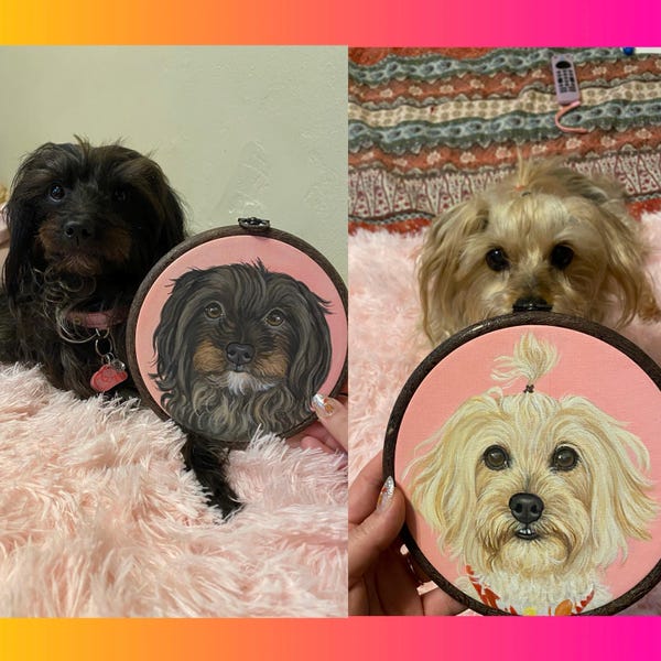 3D Pet Art, Digital Custom Pet Portraits, Custom Pet Drawing From Photo ...