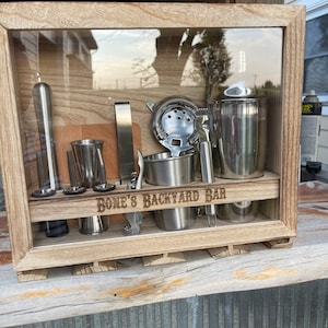 Barbox Mini Bar for Modern Homes Cocktail Bartending Kit - Etsy