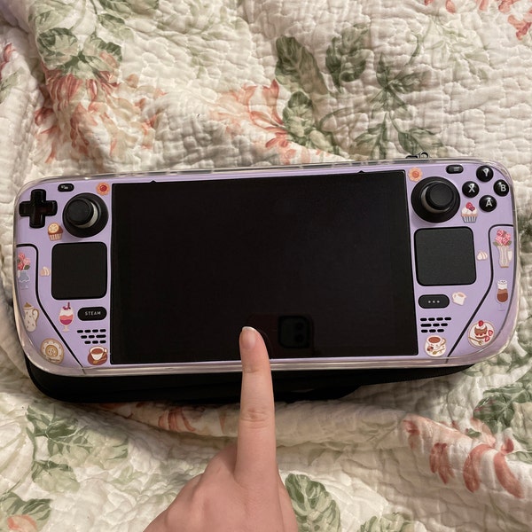 Signature Pastel Series Steam Deck Skin, Purple Lavender Pink Yellow ...