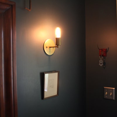 Task Wall Sconce Brass Adjustable Swivel Wall Mount Spotlight Lamp ...