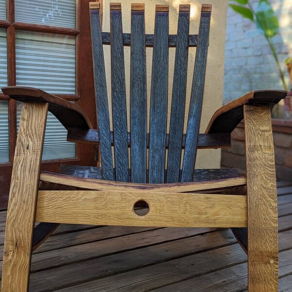 DIY - Vintage Oak Wine Barrel Bench Kit - Reclaimed Wood - Indoor ...