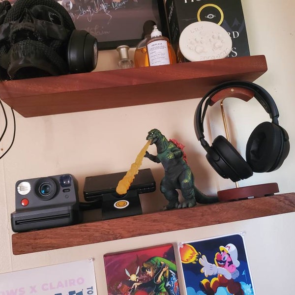 Long Mahogany Floating Shelves | 12" to 60" Lengths - Etsy