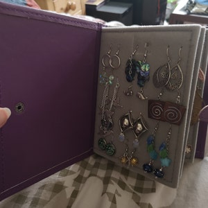 Earring Storage Book 11 Colours Earring Holder Stud Earring Organiser ...