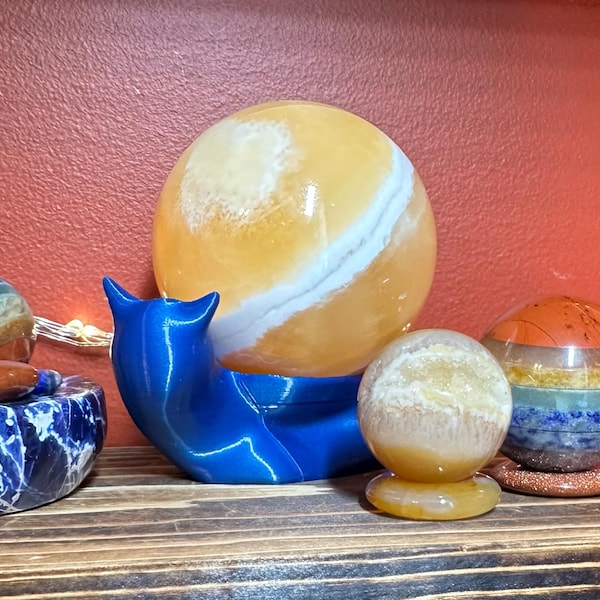 Snail Sphere Stand | 3d Printed | 7 Different Colors | Accommodates ...