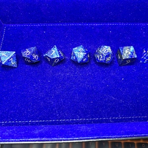 Coral Fossil Gemstone Polyhedral Dice Set: Hand Carved With - Etsy