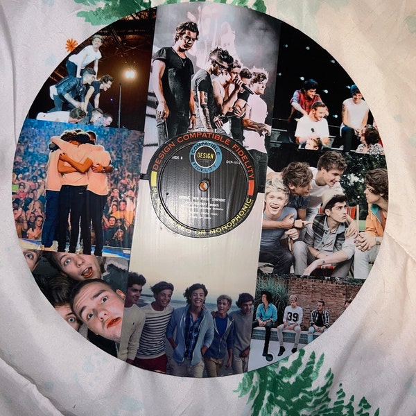 One Direction Vinyl Collage - Etsy
