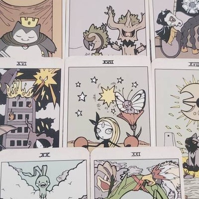 Pokemon Tarot Card Deck, Major Arcana - Etsy