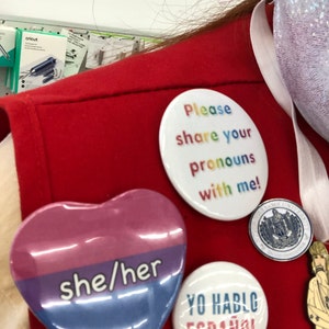 Demi Boy Pride Flag Pin Round Circle Button 1 Pin | Etsy