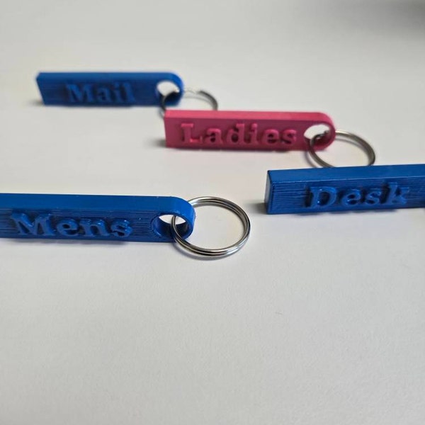 Custom Named Keychain | Personalized Keychain | 3D Printed Custom ...