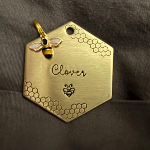 Bee Charm, Flower Charm, Daisy Charm, Charms for Dogs, Pet Charms ...
