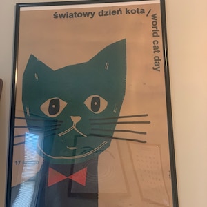 Pyramid of Cats Piramida Kotów Original Polish Poster - Etsy