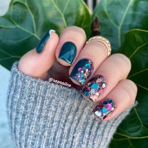 Enchanted Forest Dip Powder, Dip Powder for Nails, Glitter Dip Powder ...