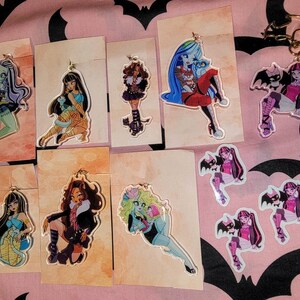 Monster Girl High Acrylic Keychains - Etsy